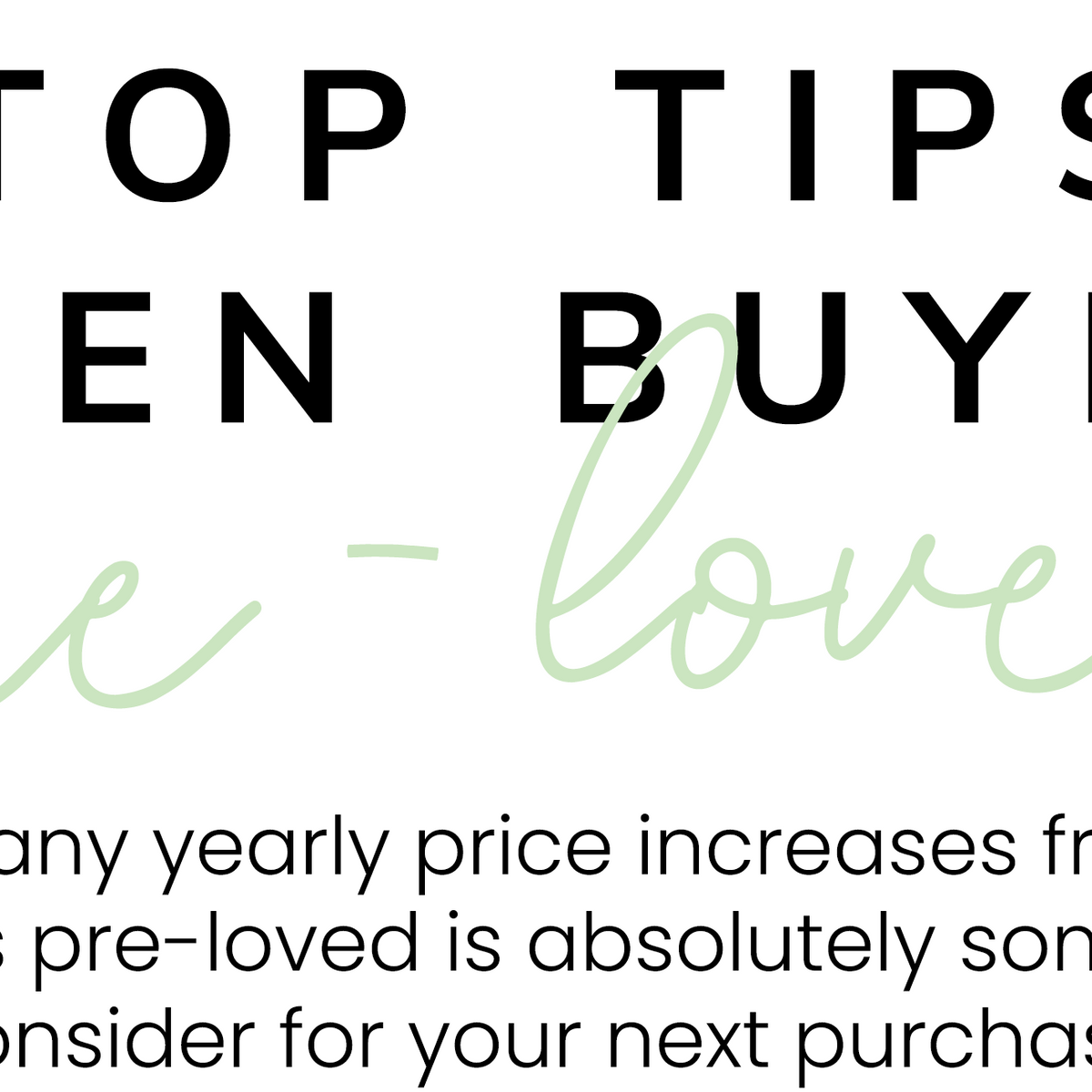 Our top tips when buying pre-loved accessories & fashion! – Havre de Luxe