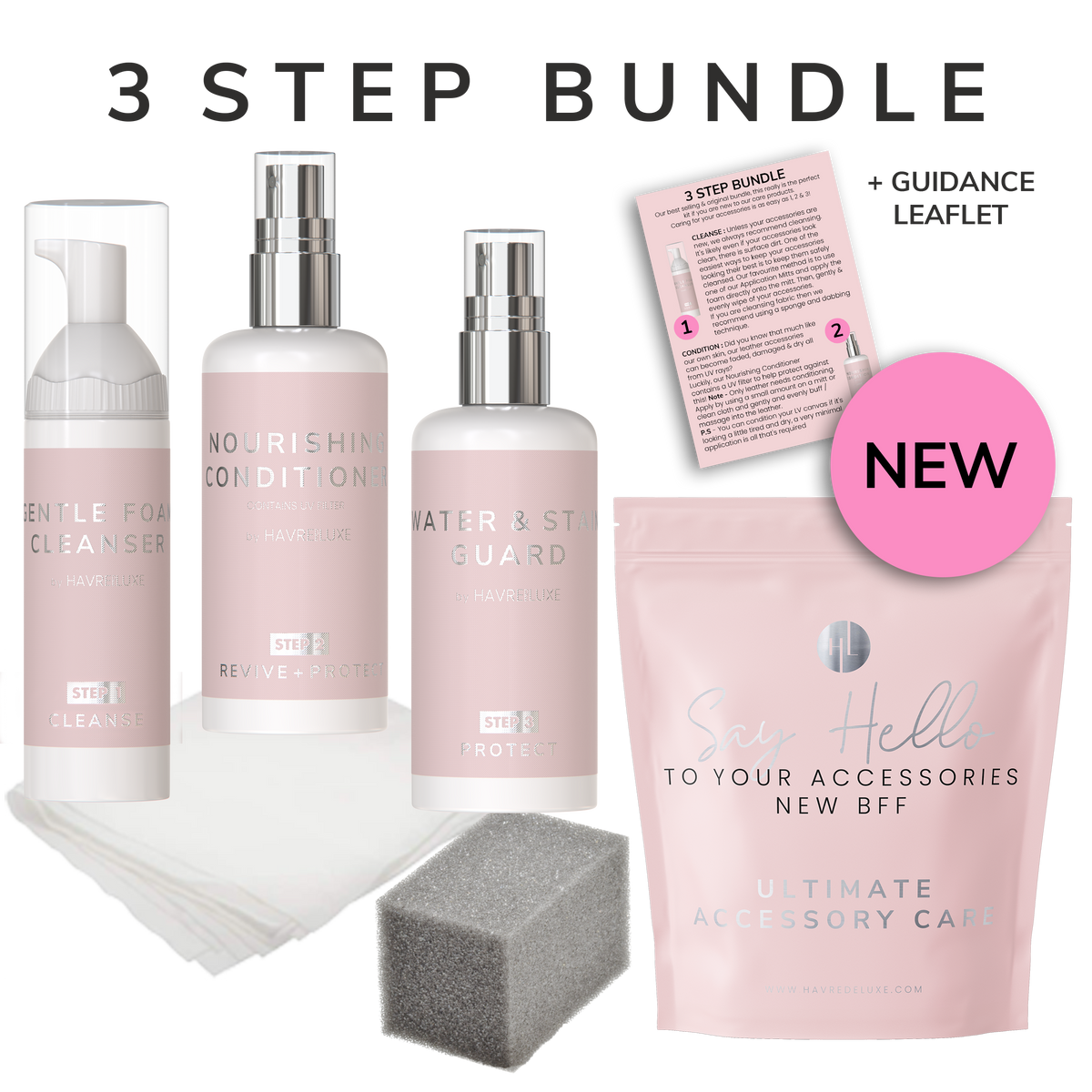 3-Step Handbag & Accessories Care Kit – Havre de Luxe